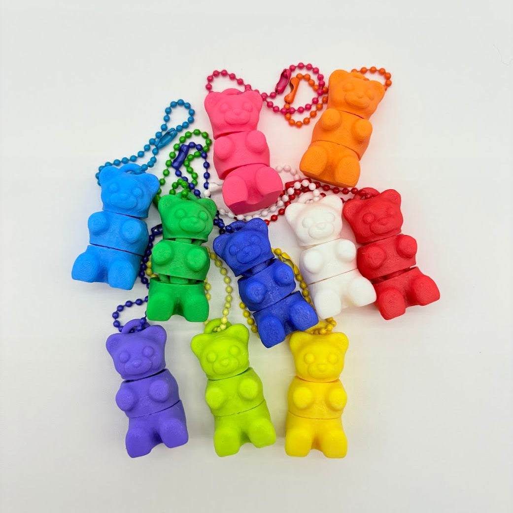 Friendship Bears Keychains - Rainbow Packs, Single Colors or Customiza ...
